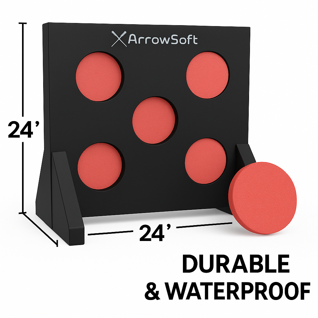 Dual Archery Targets – Foam Pop-Out Set for Kids & Family Games | ArrowSoft
